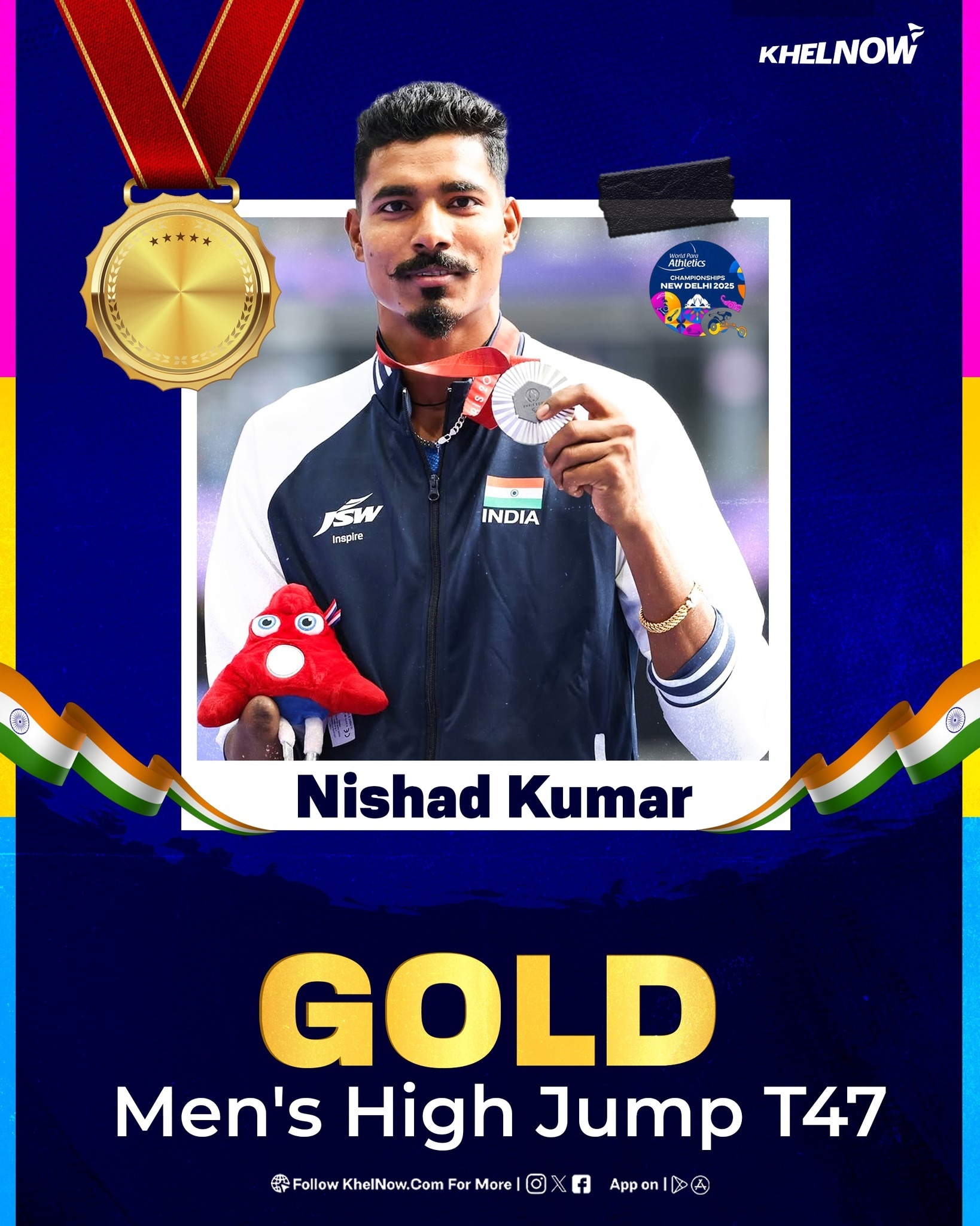 Vidya Bharati Alumnus Nishad Kumar Wins Gold at World Para Athletics ...